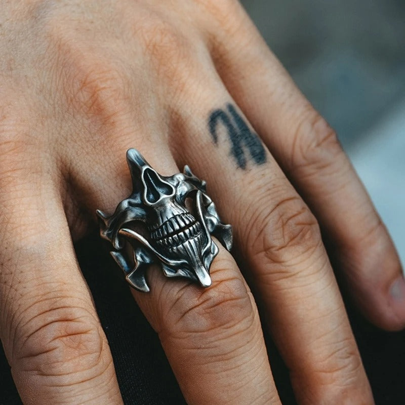 BONEFORGE SKULL RING – MAISONVALE